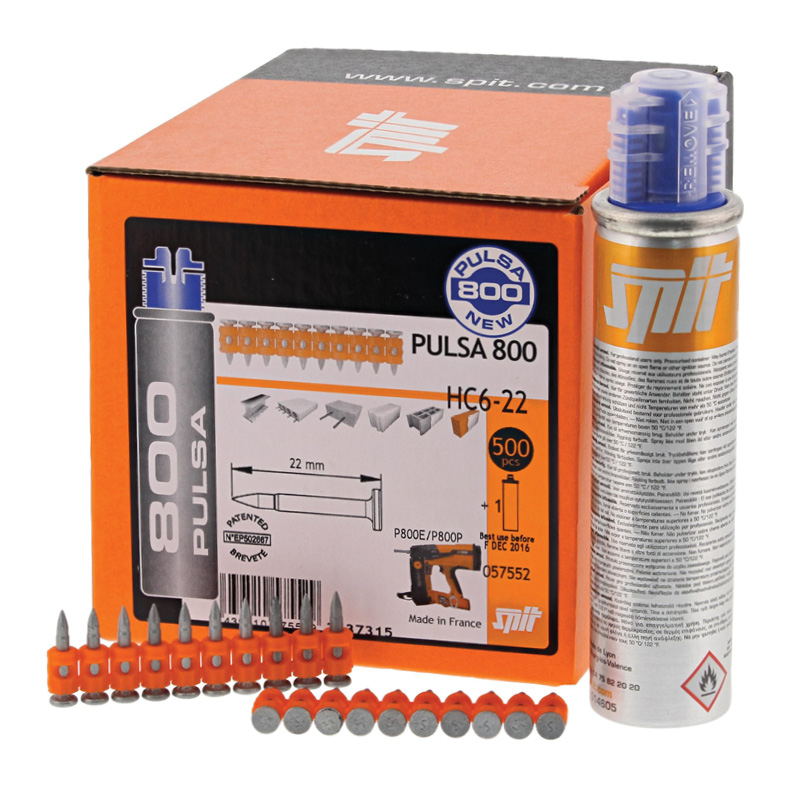 Pulsa P800 Steel and Hard Concrete Pin Fuel Packs | Pulsa Nails & Pins ...