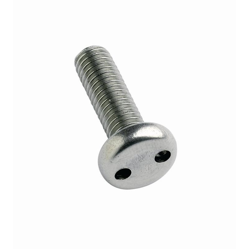 Stainless Steel Pan Head 2 Hole Security Machine Screws | 2 Hole ...