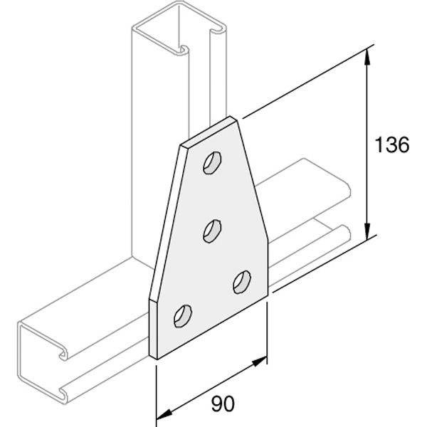 Flat Channel Vee Brackets | Flat Channel Vee Brackets | Channel Support ...