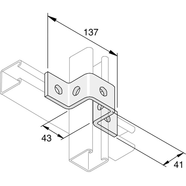 Channel U-Shaped Brackets | Channel U-Shaped Brackets | Channel Support ...
