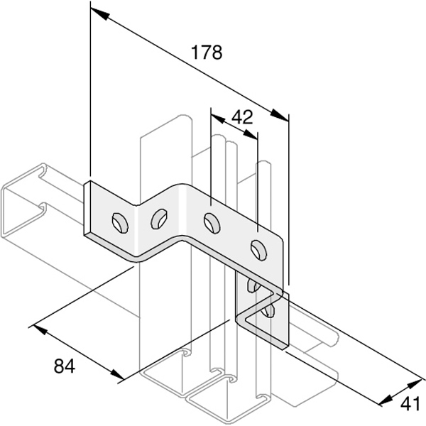Channel U-Shaped Brackets | Channel U-Shaped Brackets | Channel Support ...
