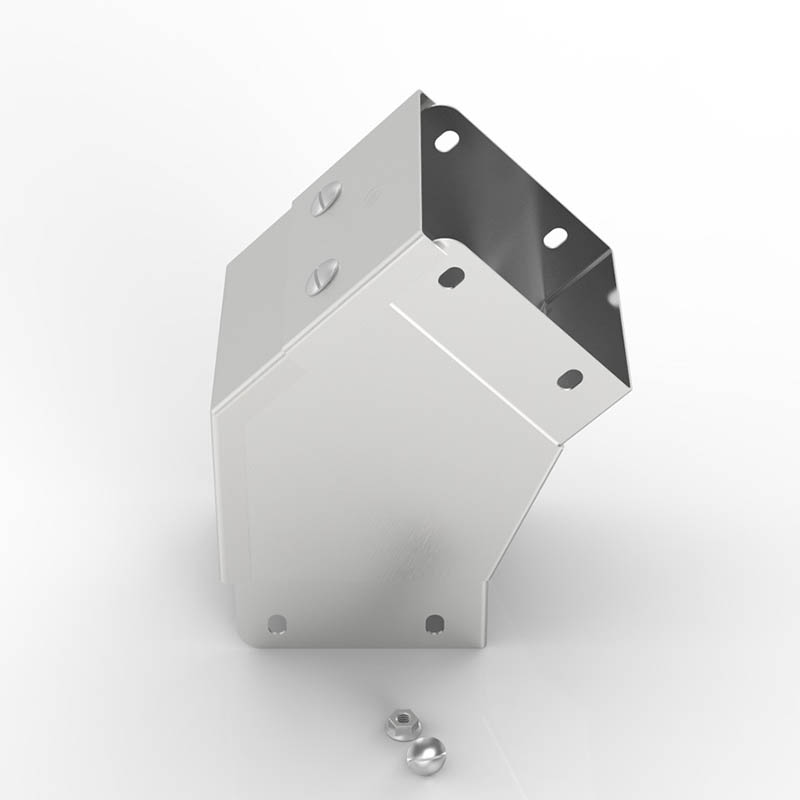 Trunking Bend 45 Degree - Outside Lid | 75x75mm Trunking & Fittings ...