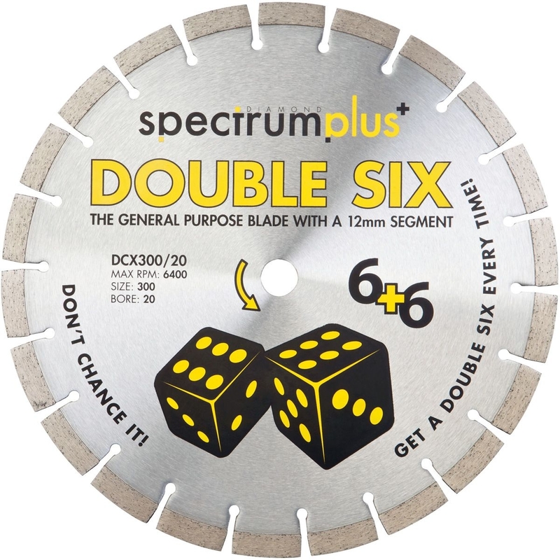 DCX Spectrum Double Six Diamond Blade | DCX Spectrum Double Six Diamond ...