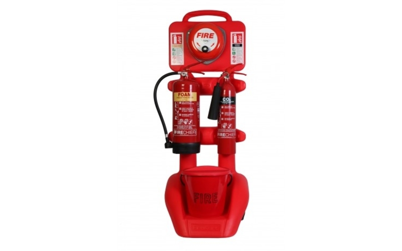 ExtinguishX® Premium Plastic Construction Site Mobile Fire Point | Fire ...