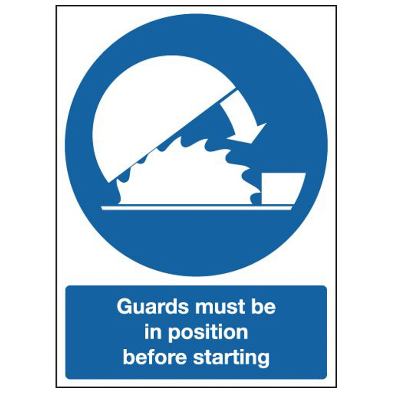 Machine Guard Signs | Mandatory Signs | Safety Signage | Safety ...
