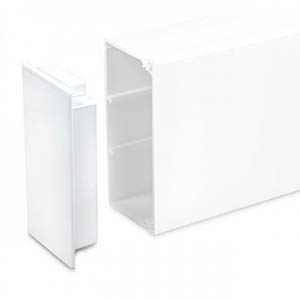 PVC Maxi Trunking & Accessories | White PVC Maxi Trunking | Cable ...